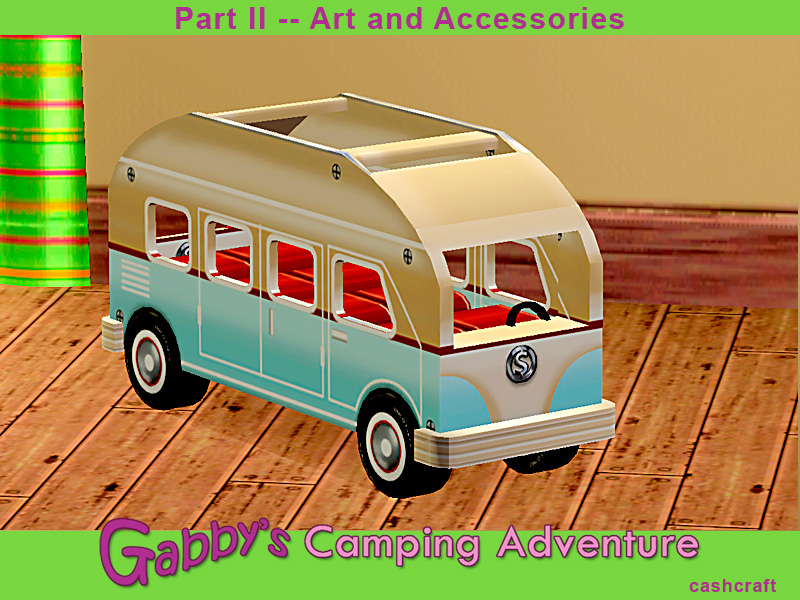The Sims Resource | Gabby's Camping Adventure Toy Camper