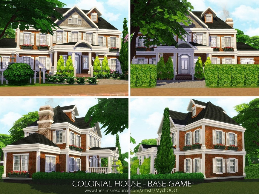 The Sims Resource - Colonial House - Base Game