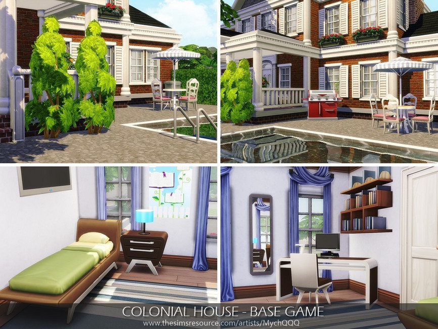 The Sims Resource - Colonial House - Base Game