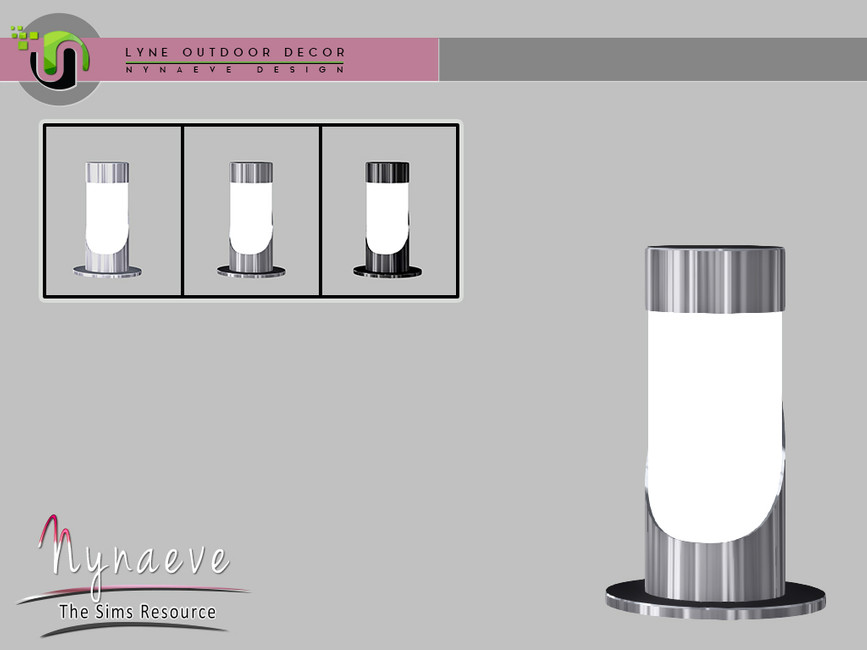 The Sims Resource - Lyne Small Garden Lamp
