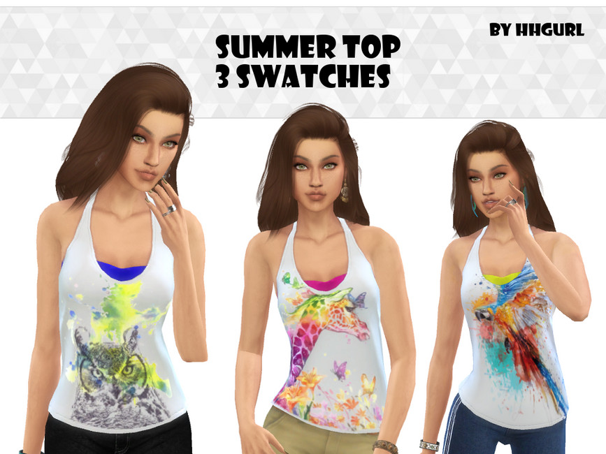 The Sims Resource - Summer Top