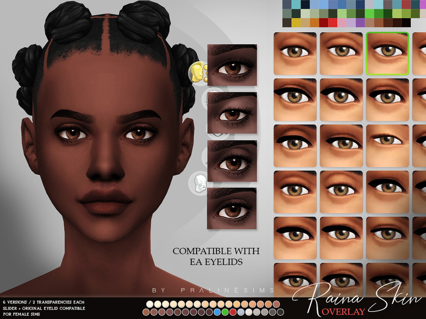 Sims 4 skin overlays black - chipskera