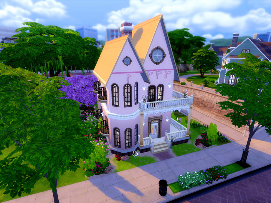 The Sims Resource | Sweet Pink House