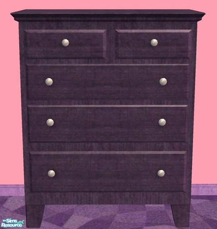 The Sims Resource | Purple Dresser