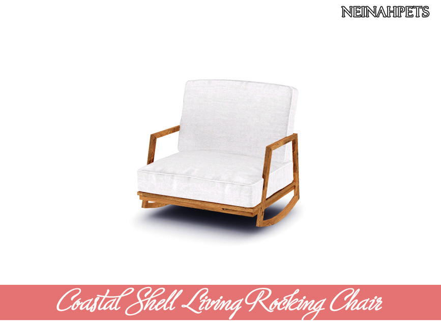 The Sims Resource - Coastal Shell Living Rocking Chair
