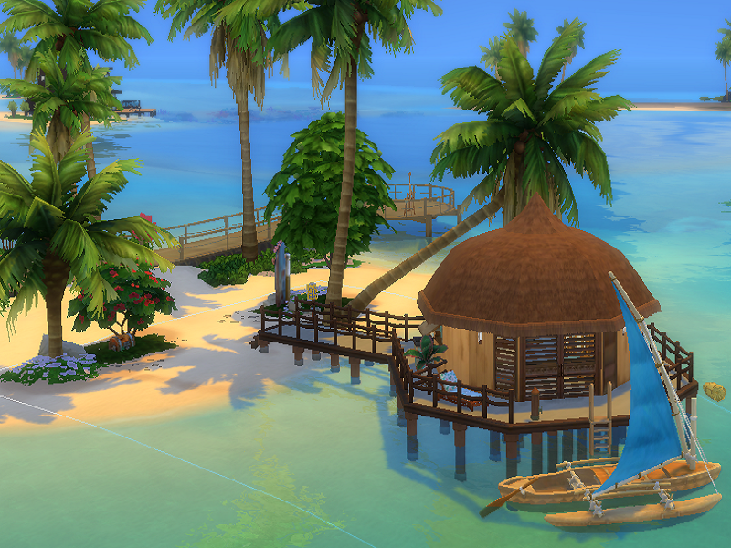 The Sims Resource | Single Resort Bungalow