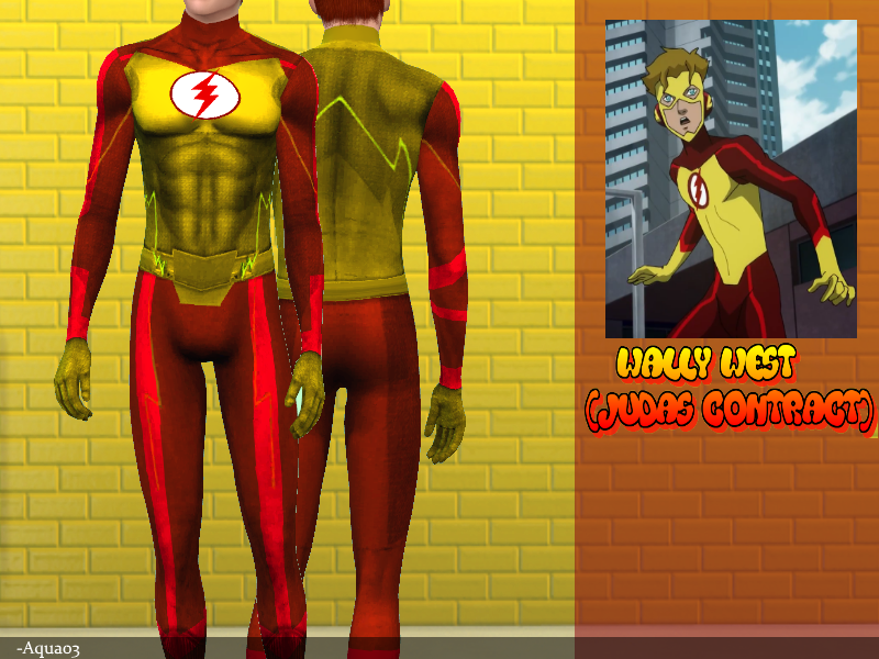 The Sims Resource | Kid Flash Suit recolors