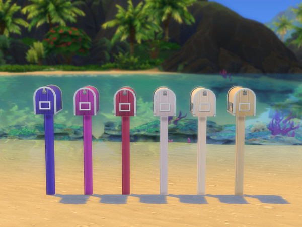 The Sims Resource | TS4 Base Game Mailbox Recolours-2