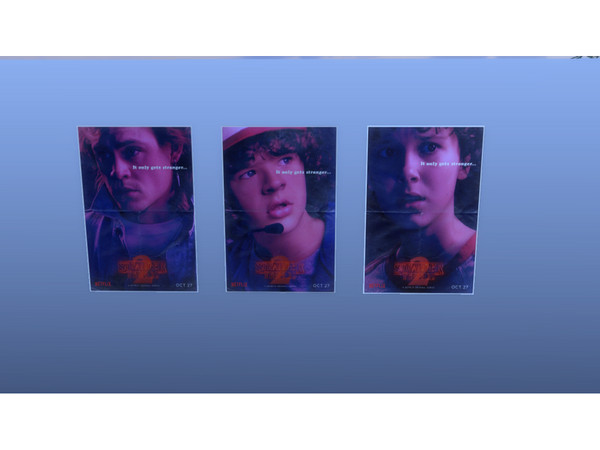 The Sims Resource | Stranger Things S2 posters (part 1)