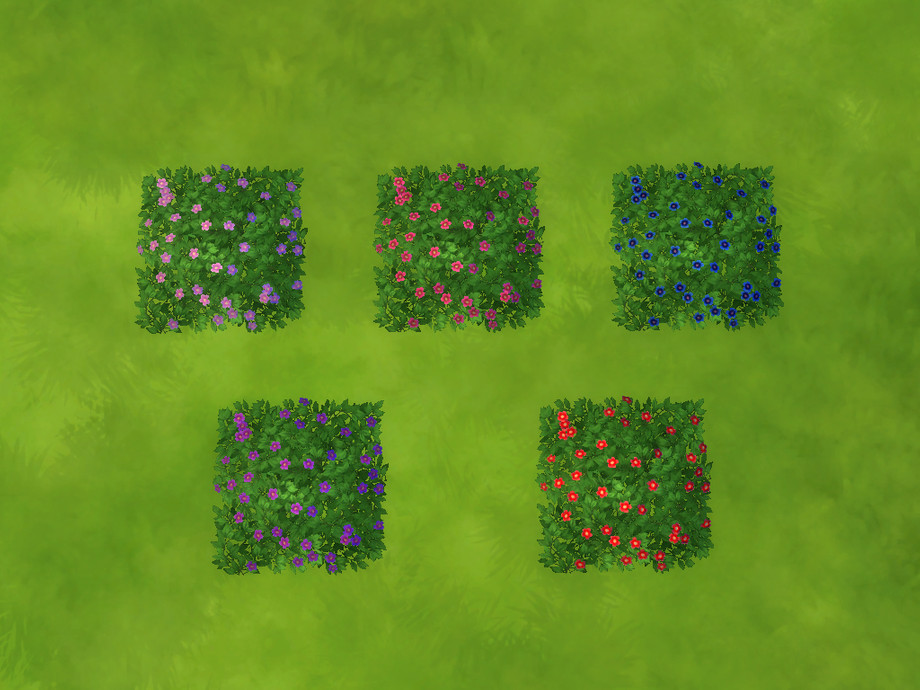 The Sims Resource | Recolors Perennial Hydrangea