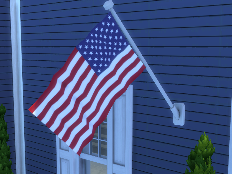 The Sims Resource | American Flag (MESH NEEDED) (FIXED)