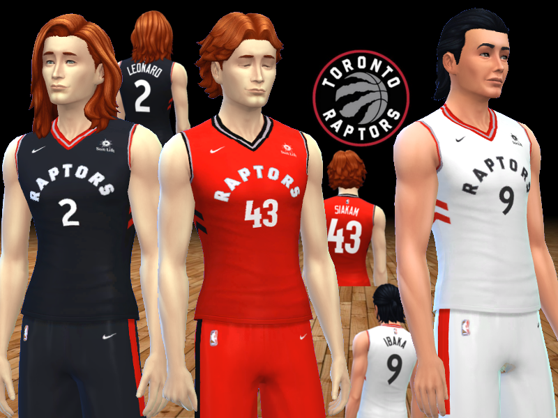 The Sims Resource | Toronto Raptors jerseys spa day needed