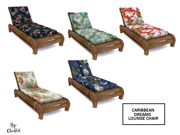 The Sims Resource - hippie float lounger NEEDS ISLAND LIVING EP