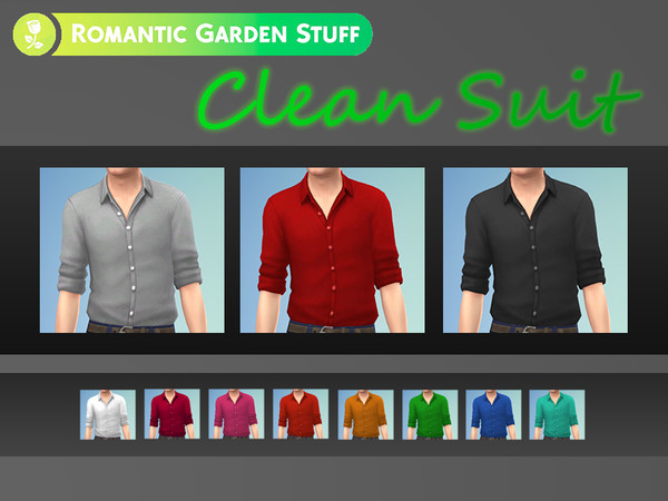 The Sims Resource | Romantic Garden - Clean Suit