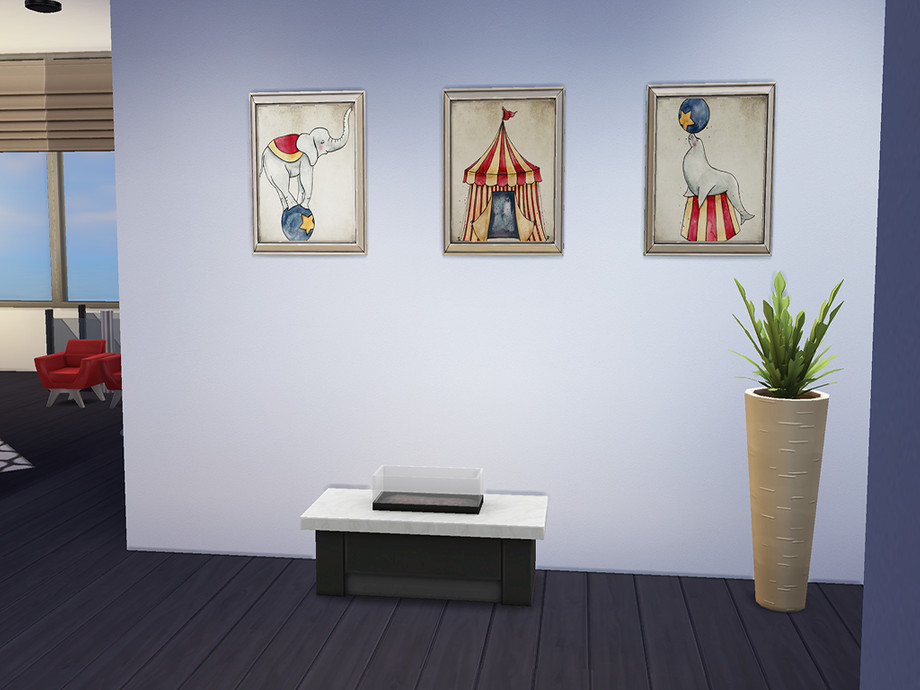 The Sims Resource | Vintage Circus Prints