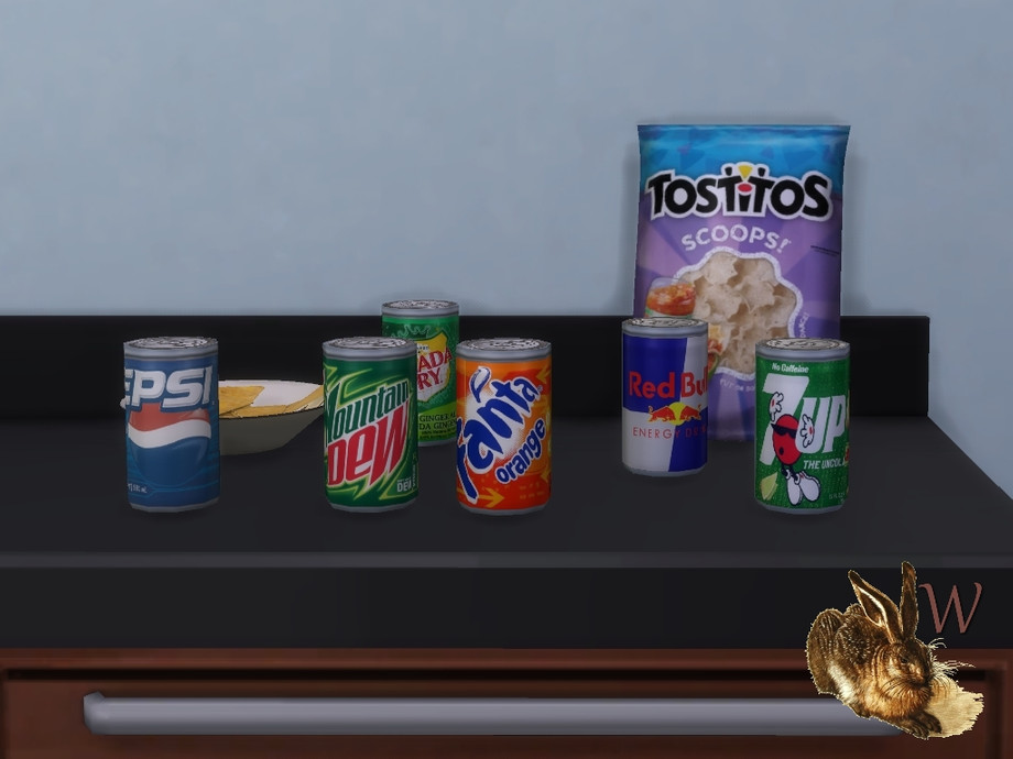The Sims Resource | Soda Cans Collection Set 2