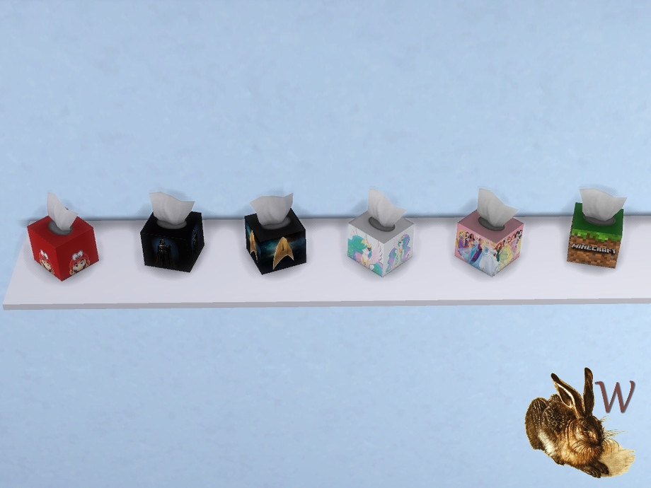The Sims Resource | Kids Fun Tissue Boxes
