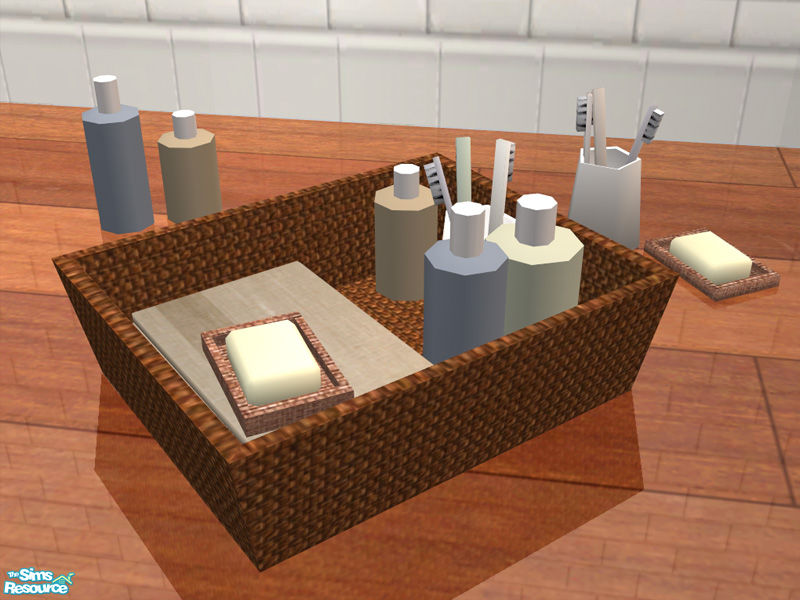 The Sims Resource - Mirake\'s Leyris Bathroom Recolor - Sink Clutter