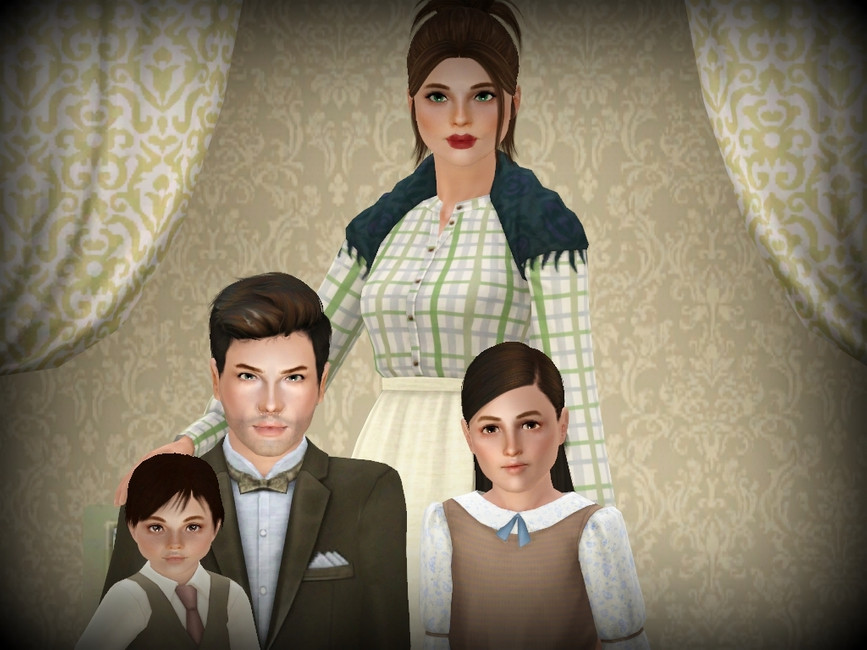 The Sims Resource - Vintage Portrait 1