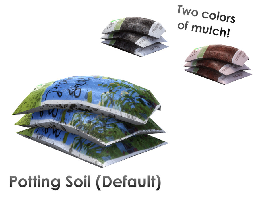 The Sims Resource | Potting Soil Bags