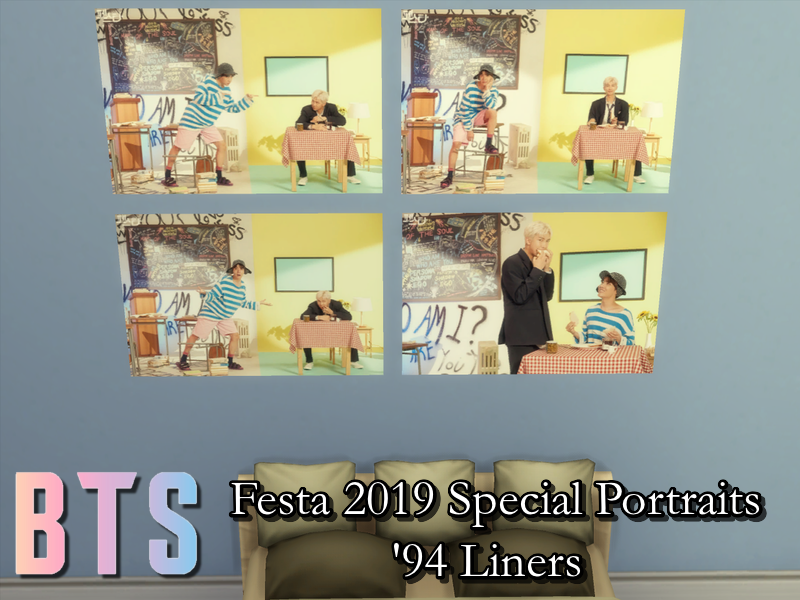 The Sims Resource | BTS Festa 2019 Special Posters (94Line) REQUIRES ...