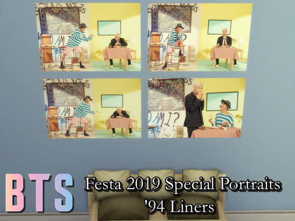 The Sims Resource | BTS Festa 2019 Special Posters (94Line) REQUIRES ...