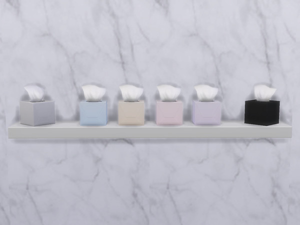 The Sims Resource | Better Maxis Tissue Boxes - Solids