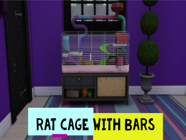 The Sims Resource | Rat Cage with Bars-REQUIRES MY FIRST PET
