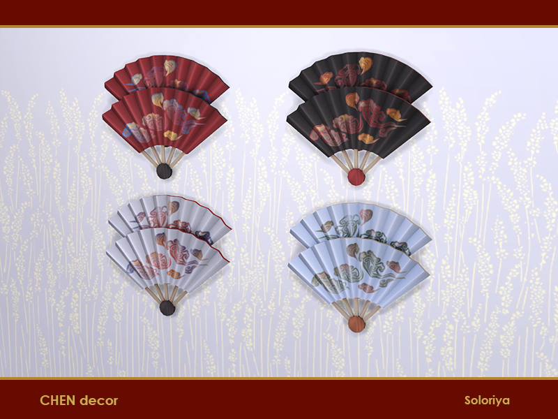 The Sims Resource | Chen Decor. Wall Fans