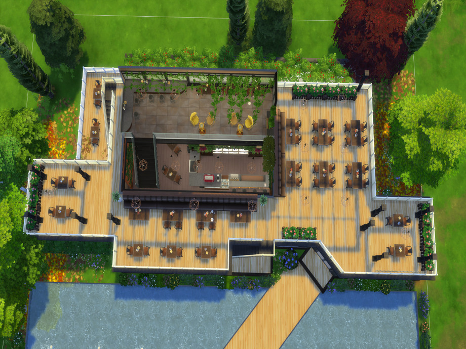 The Sims Resource | Eco Vintage Restaurant