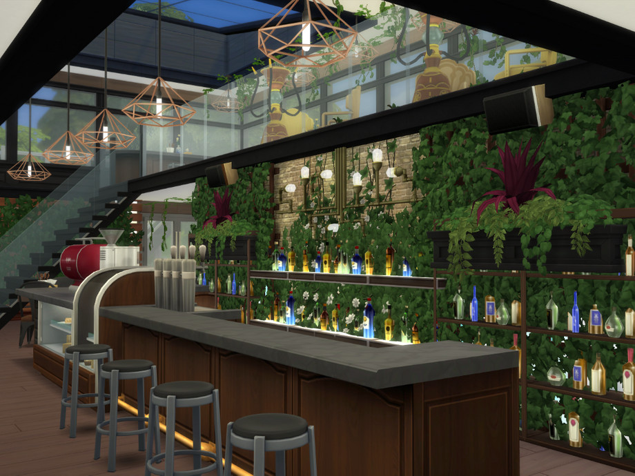 The Sims Resource | Eco Vintage Restaurant