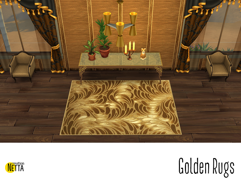 The Sims Resource | Golden Rugs