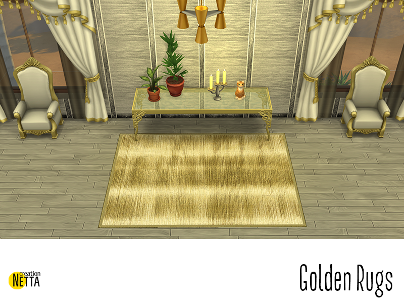 The Sims Resource | Golden Rugs