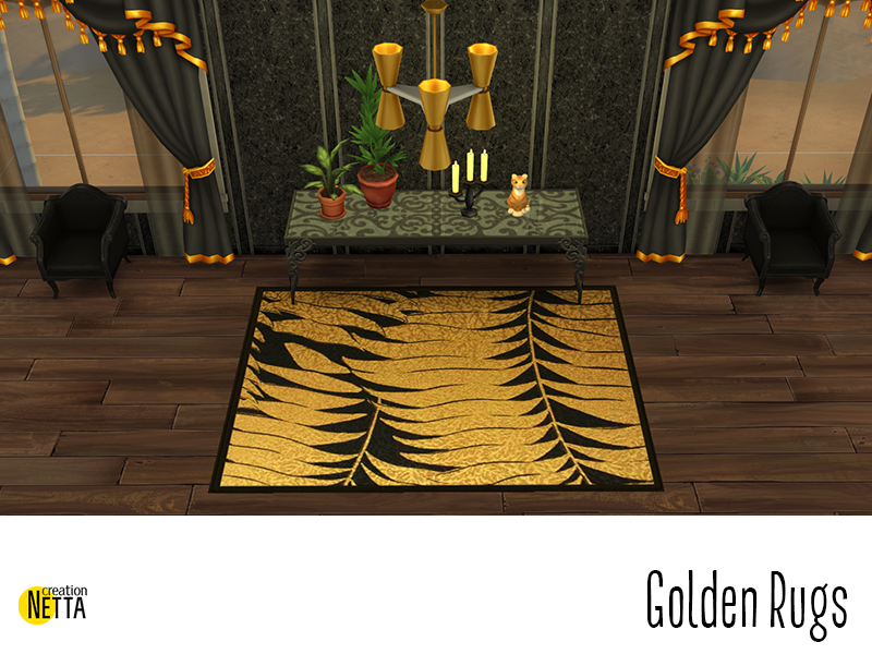 The Sims Resource | Golden Rugs