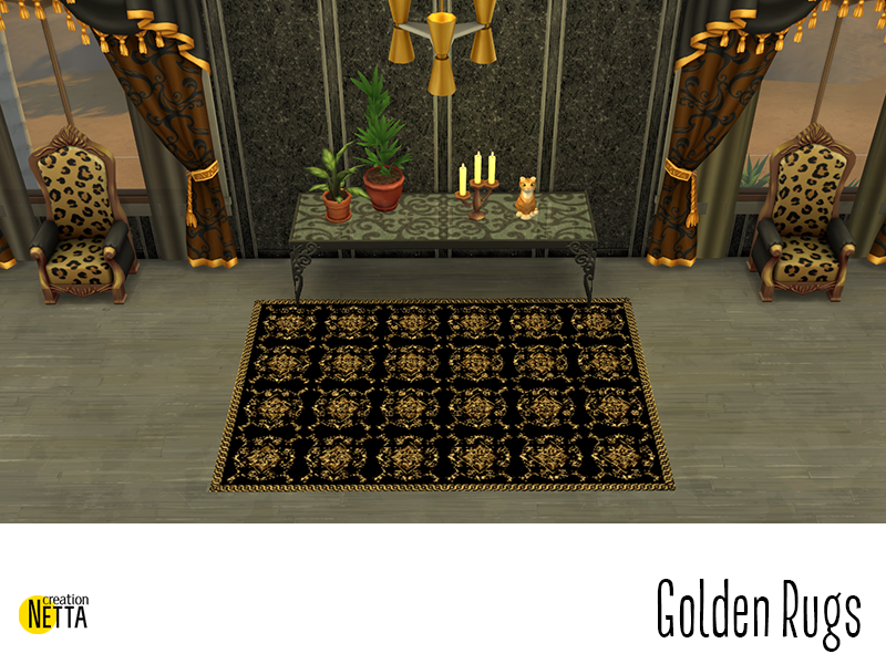 The Sims Resource | Golden Rugs