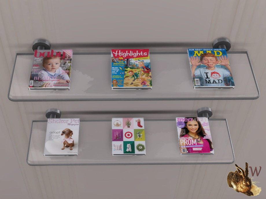 The Sims Resource | Magazine Set 1