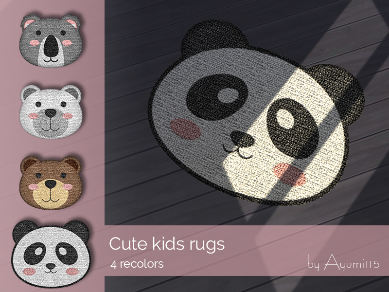 The Sims Resource | Cute kids rugs