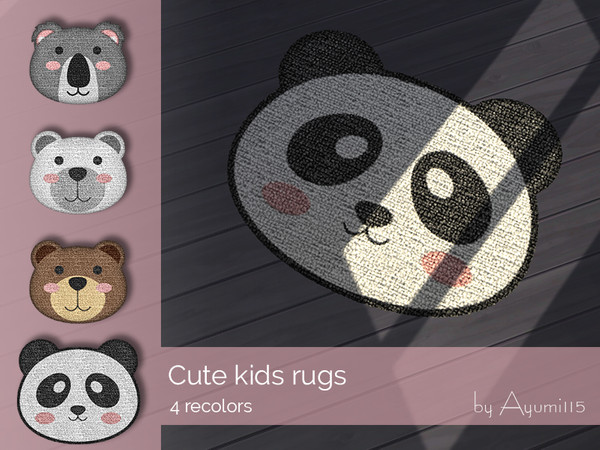 The Sims Resource | Cute kids rugs