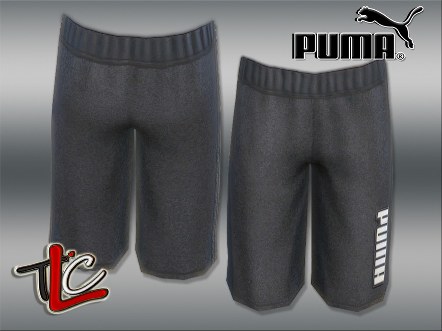 The Sims Resource - Puma Athletic Shorts