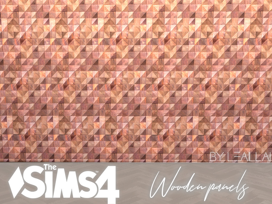 The Sims Resource | [TS4] Wooden panel walls
