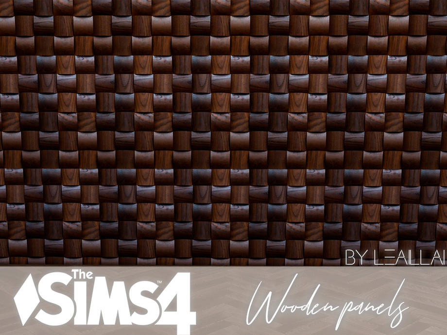 The Sims Resource | [TS4] Wooden panel walls