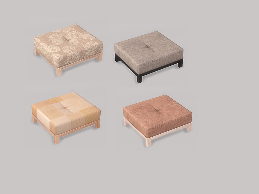 The Sims Resource - Inside Out Living - Ottoman