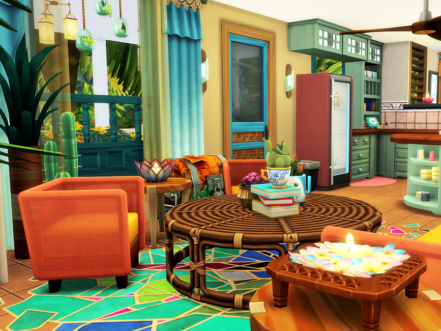 The Sims Resource - Sun Coral Cottage