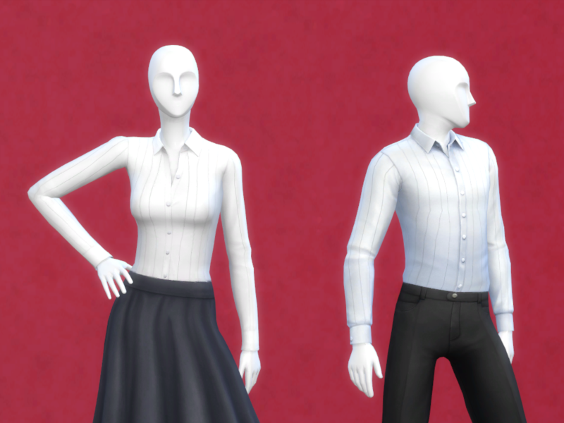 The Sims Resource | Persona 3 CC: Mitsuru Kirijo (Top)