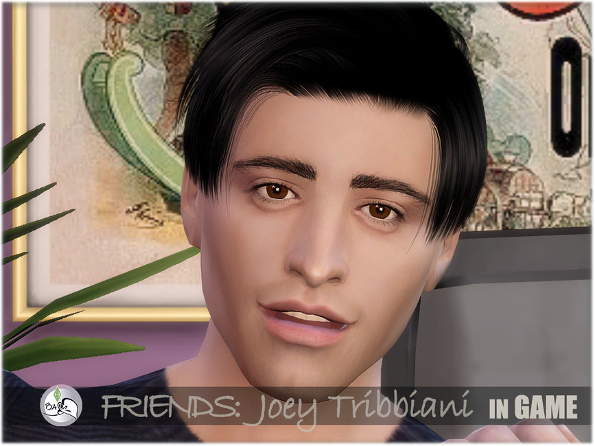The Sims Resource - SIM Joey Tribbiani - FRIENDS (inspiration)