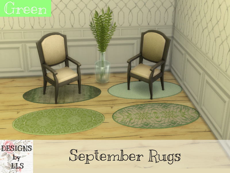 The Sims Resource | September GREEN Rugs