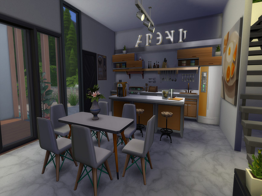 The Sims Resource - A modern house in the suburbs
