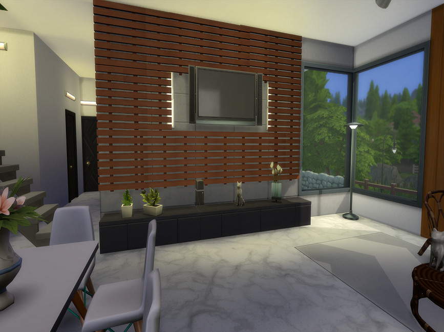 The Sims Resource - A modern house in the suburbs