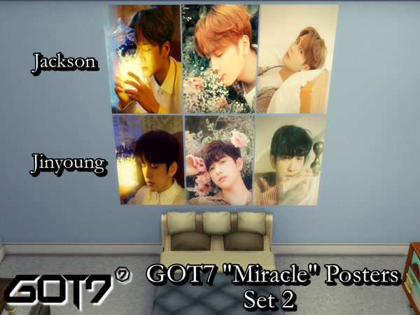 The Sims Resource - GOT7 Miracle Posters Set 2