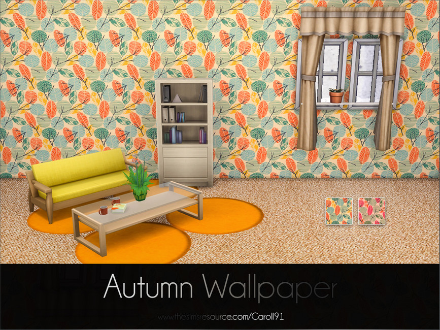 The Sims Resource - Autumn Wallpaper